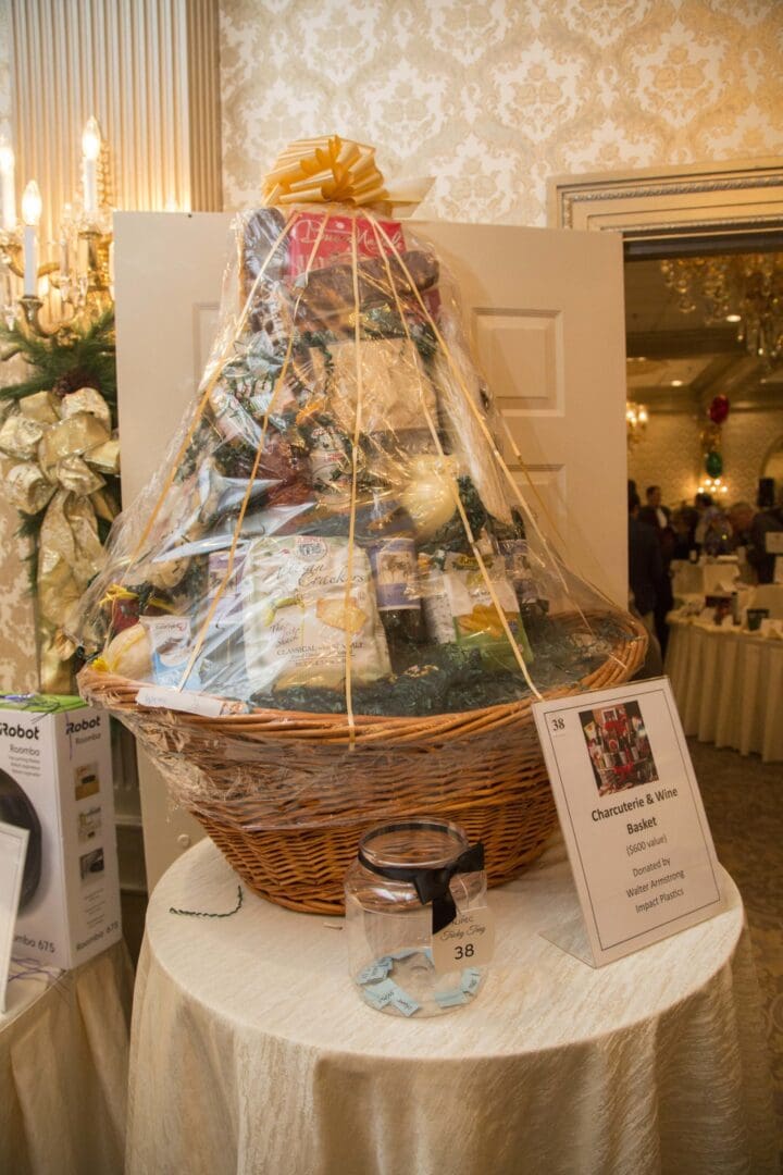 A basket of food and a jar on a table. - New Jersey Packaging Executive ...